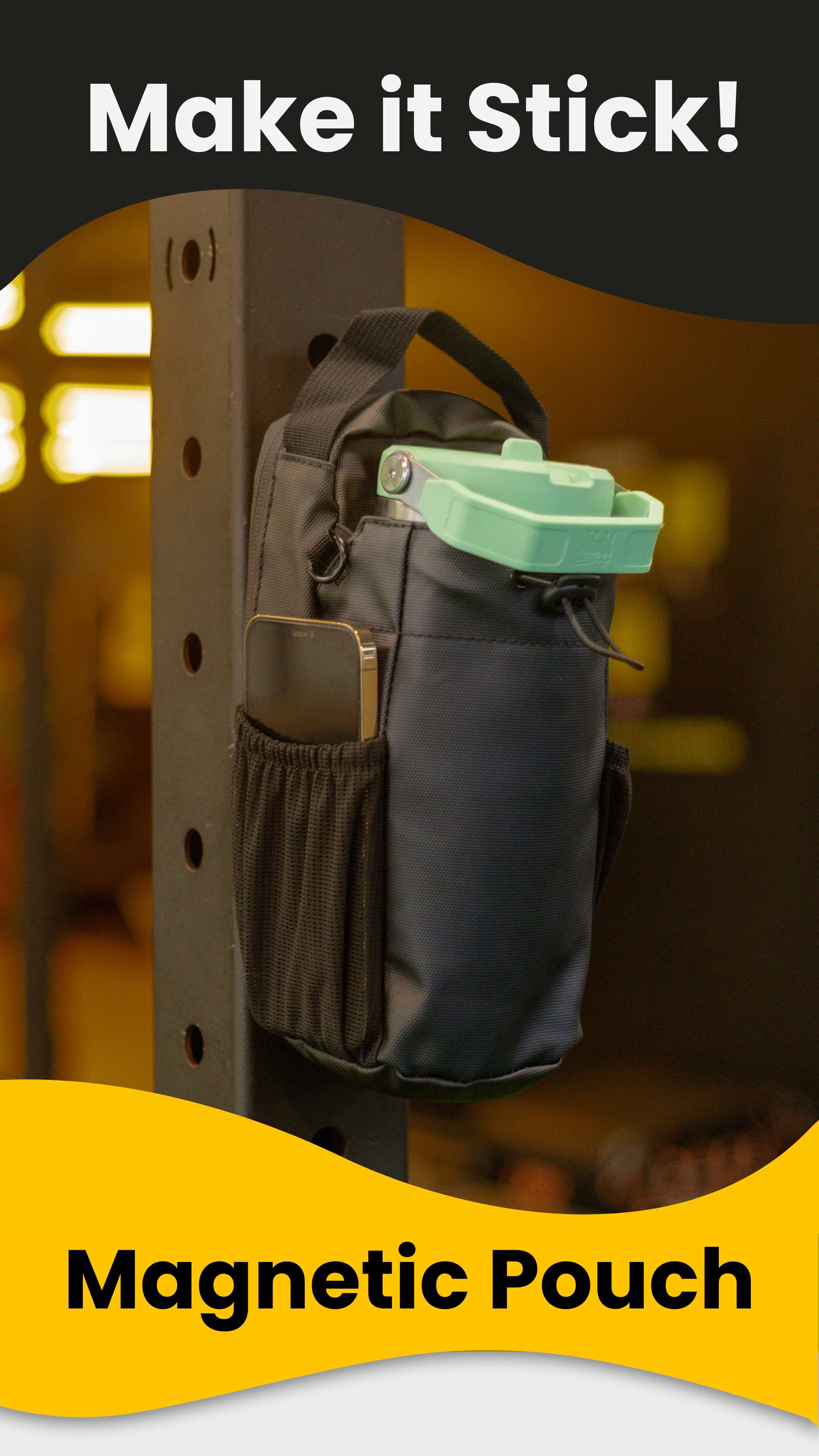 Magnetic Pouch - Secure & Convenient Gym Accessory for all gym goers